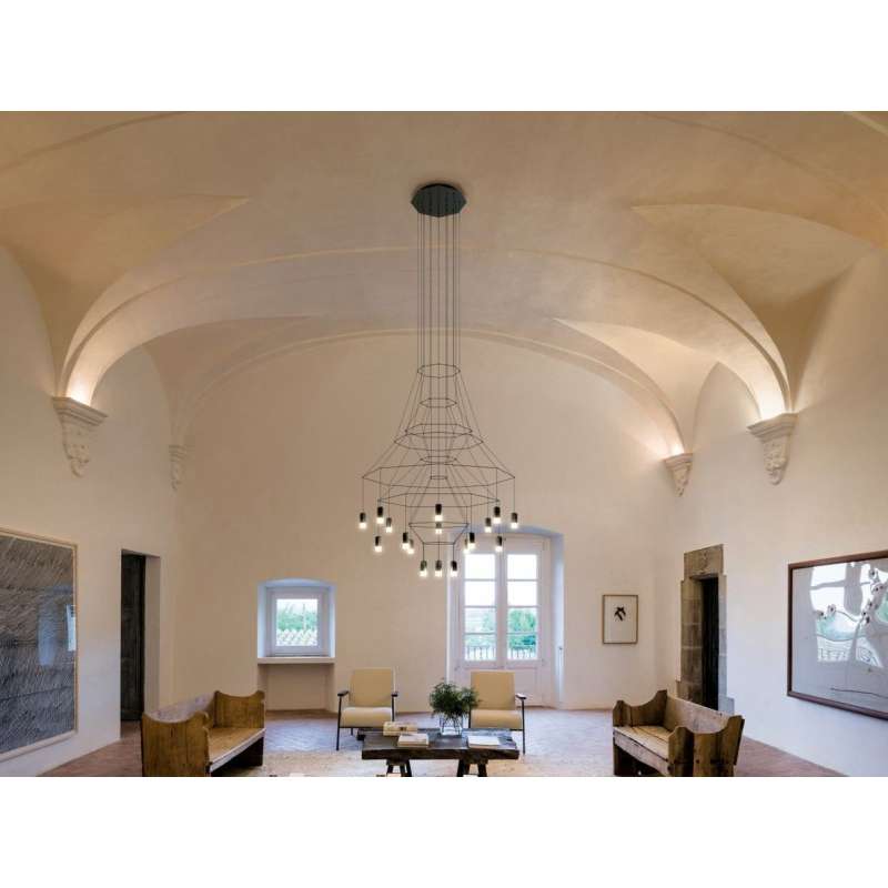 Lampa wisząca LED Vibia Wireflow 8 - Maximus Design