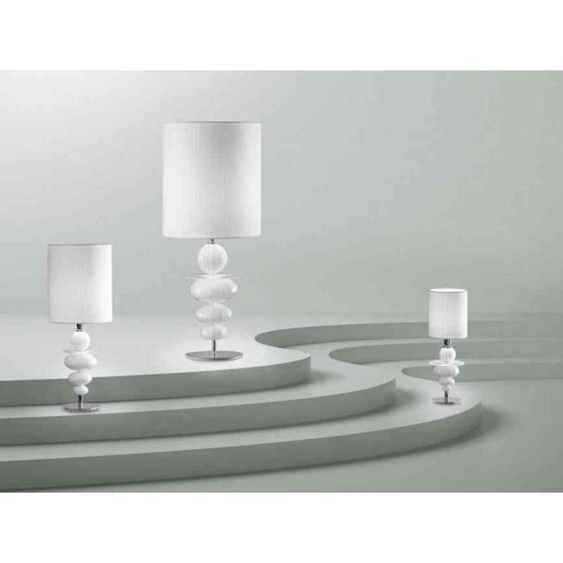 Lampa stołowa z dmuchanego szkła Sylcom Igloo - Maximus Design