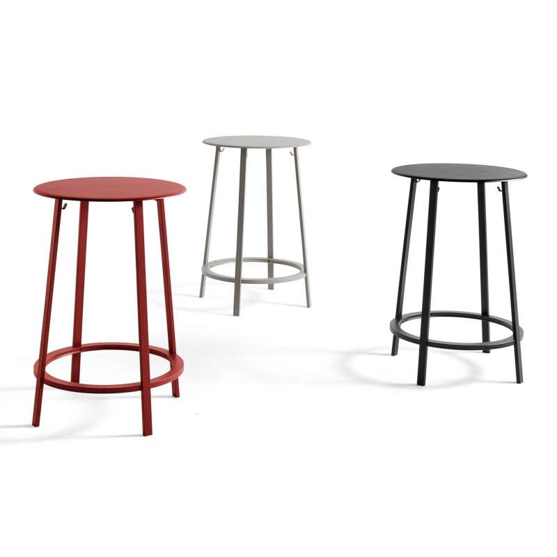 Stalowy wysoki stół Hay Revolver - Maximus Design