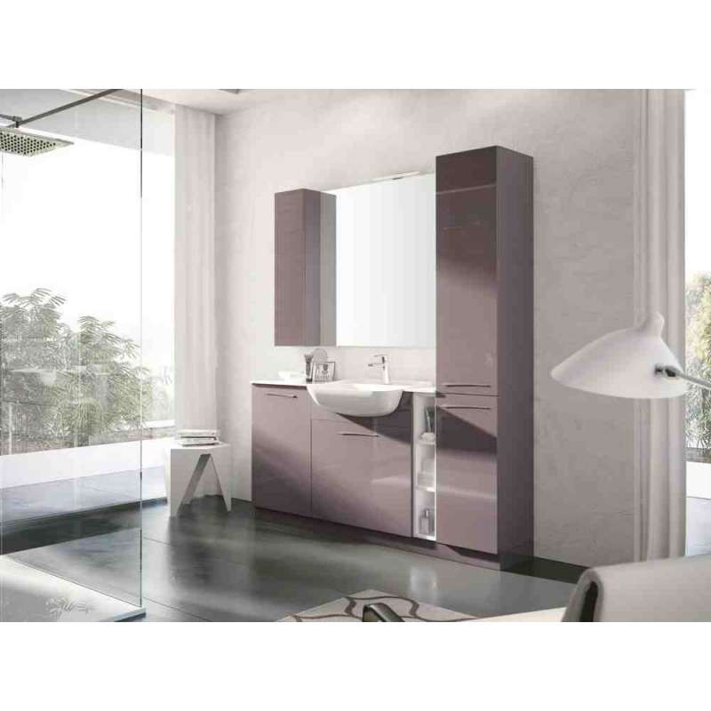 BMT BLUES 03 Podłogowa szafka na kosmetyki z lustrem