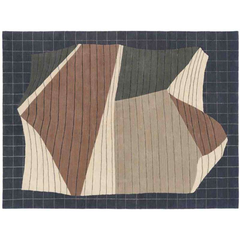 Deirdre Dyson NOTE PAPER Ręcznie wykonany prostokątny dywanik wełniany