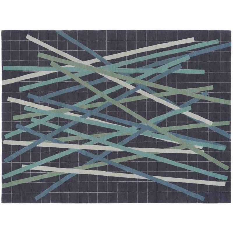 Deirdre Dyson OFFCUTS Ręcznie wykonany dywanik wełniany