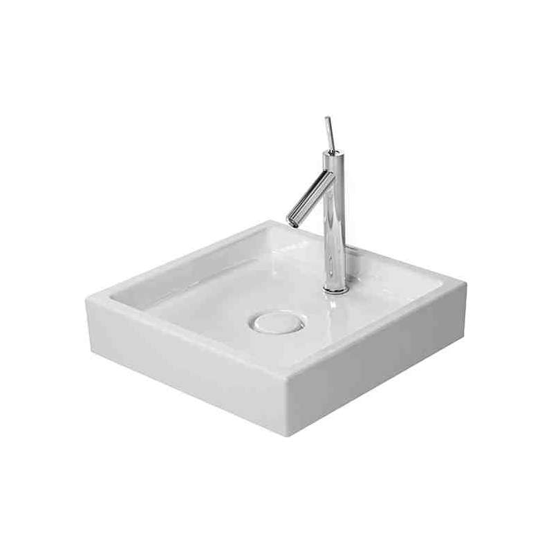 Duravit Starck 1 Umywalka ceramiczna kwadratowa nablatowa