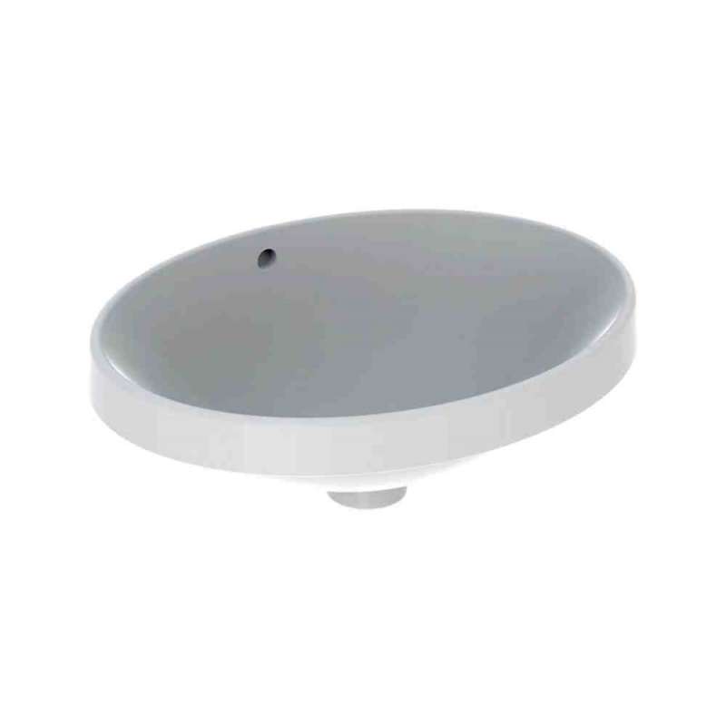 Geberit VariForm Owalna umywalka z porcelany Vitreous China