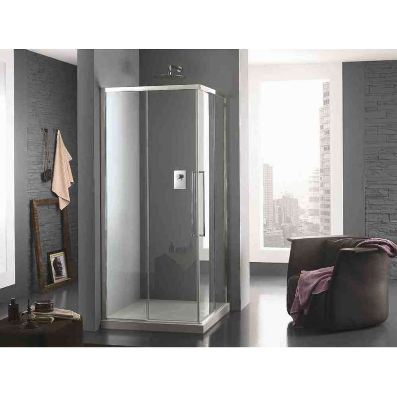 Inda® Trendy Design - 1 Szklana kabina prysznicowa z drzwiami przesuwnymi