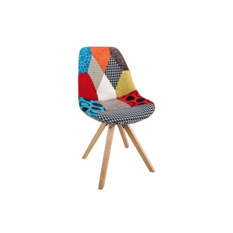 Krzesło Invicta Hugo Wood Patchwork - Maximus Design