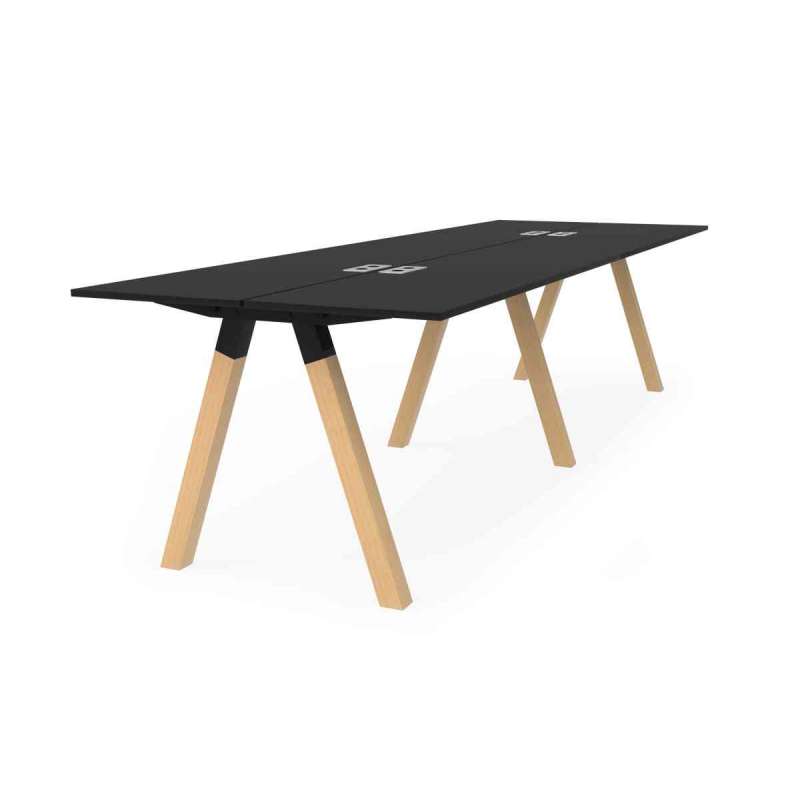 Martela Frankie bench desk high wooden A-leg 90cm - Maximus Design