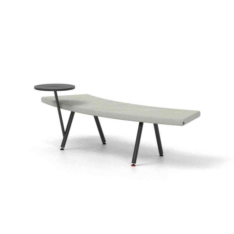 Derlot Autobahn, 45˚ Curved seat with floating table - Maximus Design