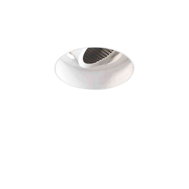 Trimless Round Adjustable | Matt White - Maximus Design