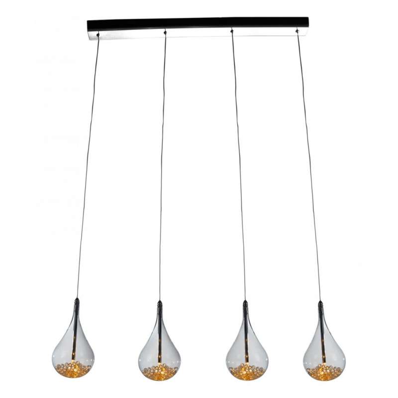 Lampa wisząca Perle P0226 - 04H - B5Rk chrom - Maximus Design